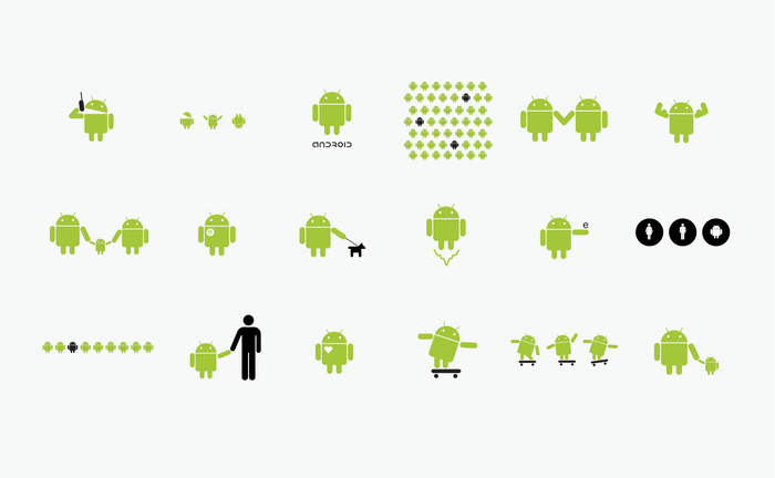 Como surgiu o mascote do Android?
